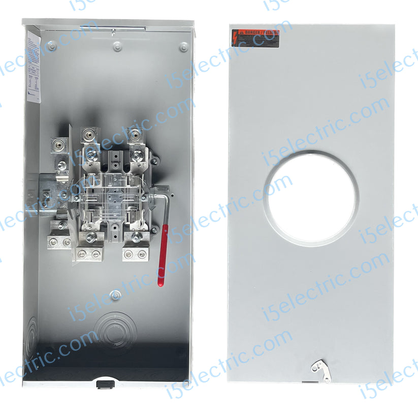 400 / 320 Amp Ringless Meter Base / Meter Socket with Lever Bypass Sin ...