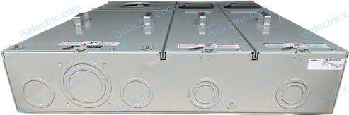 EATON 400 / 320 Amp Meter Main Combo Base / Socket U4042MCC With 2 200 ...