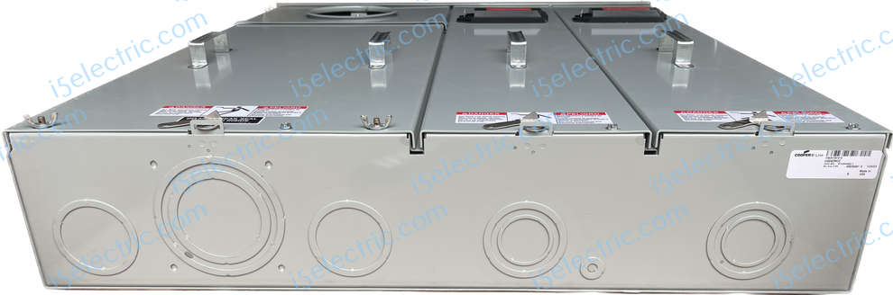 EATON 400 / 320 Amp Meter Main Combo Base / Socket U4042MCC With 2 200 ...