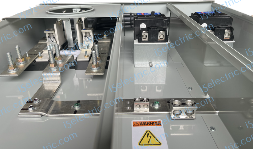 EATON 400 / 320 Amp Meter Main Combo Base / Socket U4042MCC With 2 200 ...