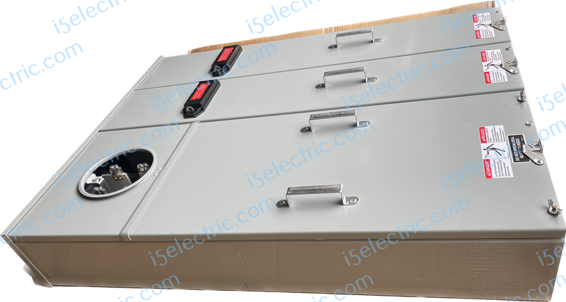 EATON 400 / 320 Amp Meter Main Combo Base / Socket U4042MCC With 2 200 ...