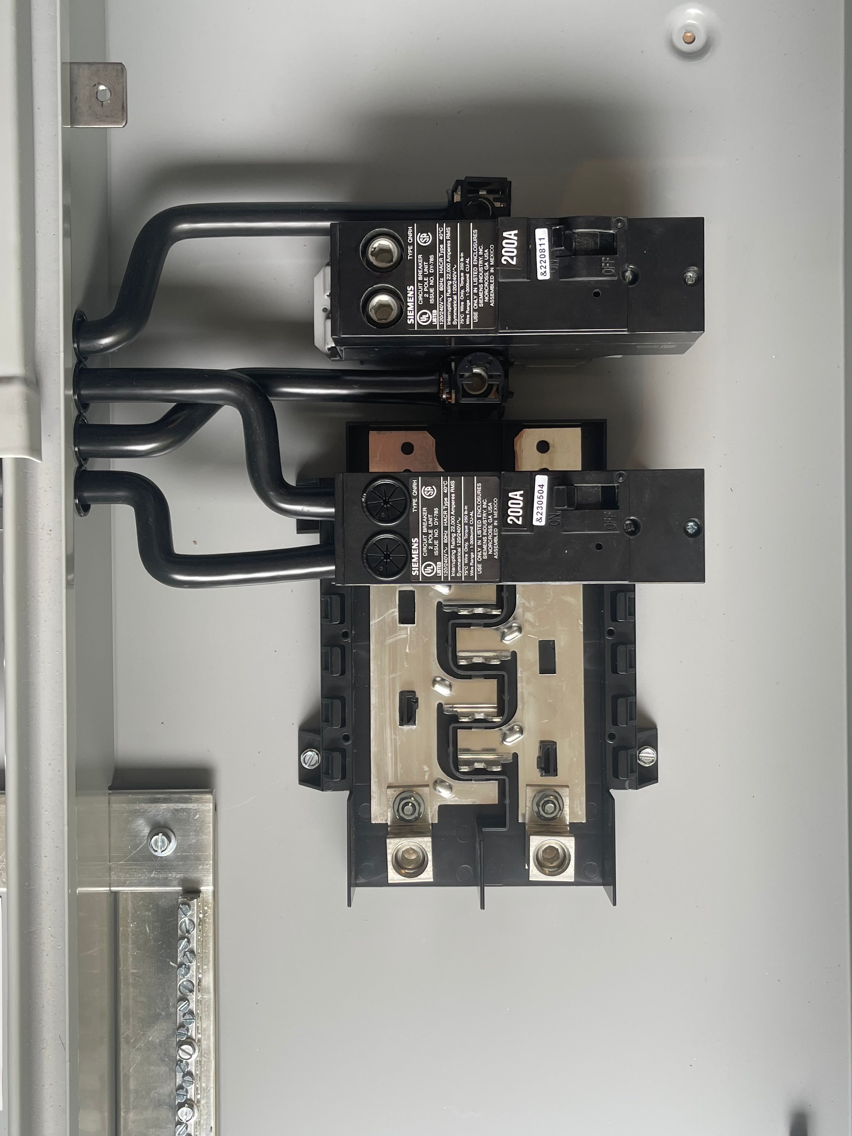 Siemens 400 / 320 Amp Meter Socket Main Combo MC0816B1400SCS w/2 200A ...