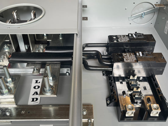 Siemens 400 / 320 Amp Meter Socket Main Combo MC0816B1400SCS w/2 200A ...