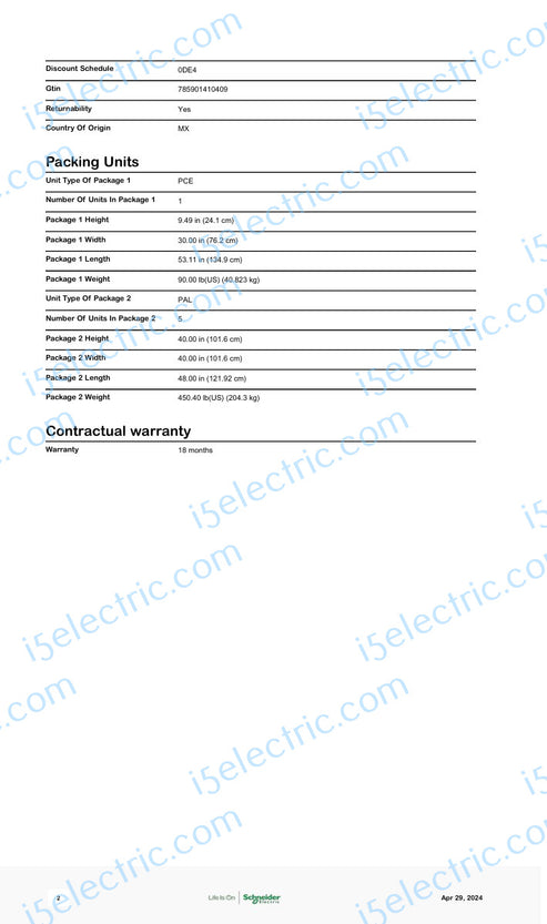 Square D MP42200 400 Amp w/2 Gang / Position 200A Meter Socket EUSERC ...
