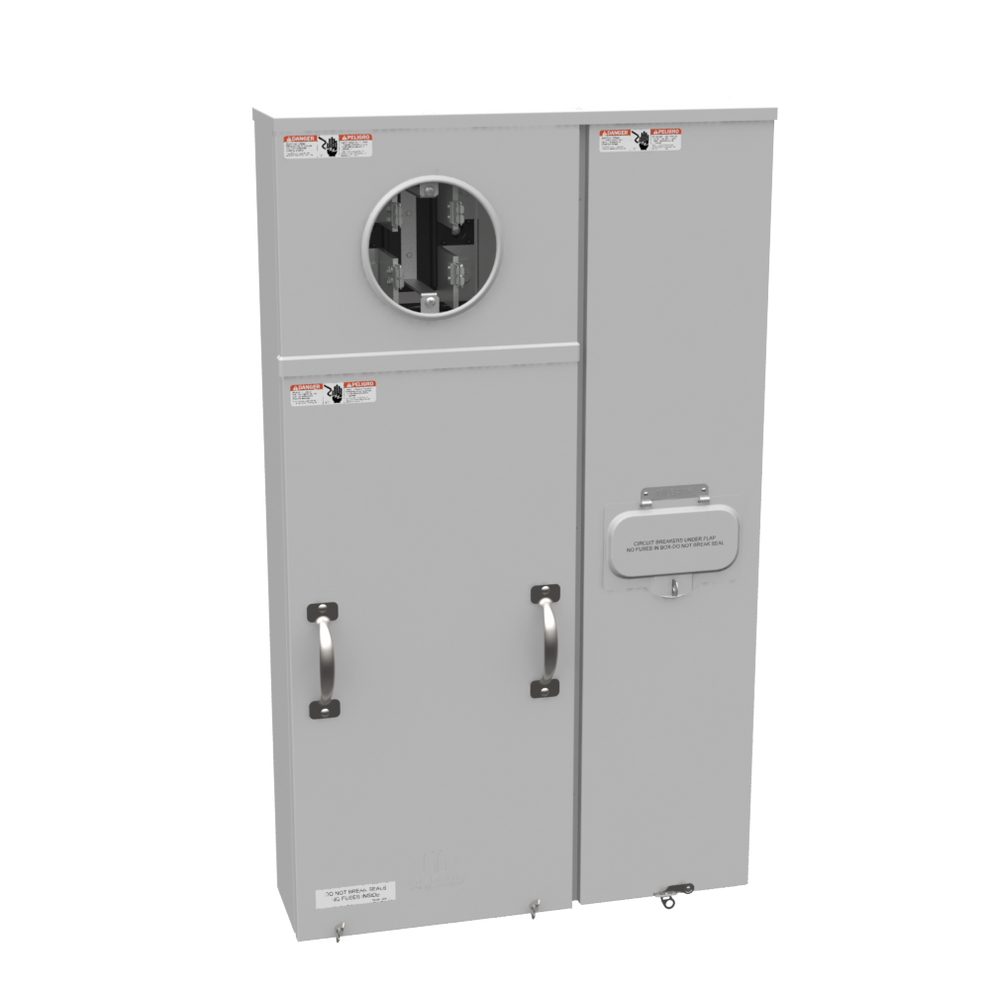 MILBANK 400 / 320 Amp Meter Base Main Combo U3251-O-200-CB w/2 200A Di – I5 Electrical Supply