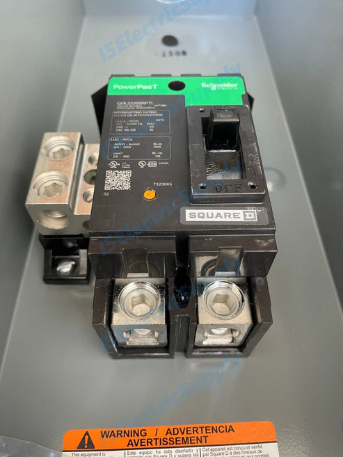 200 Amp Outdoor Main Breaker Panel / Service Disconnect Square D Q2200 ...